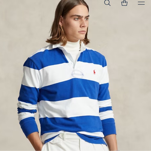 Ralph Lauren | Shirts | Polo Ralph Lauren Mens The Iconic Rugby Shirt | Poshmark